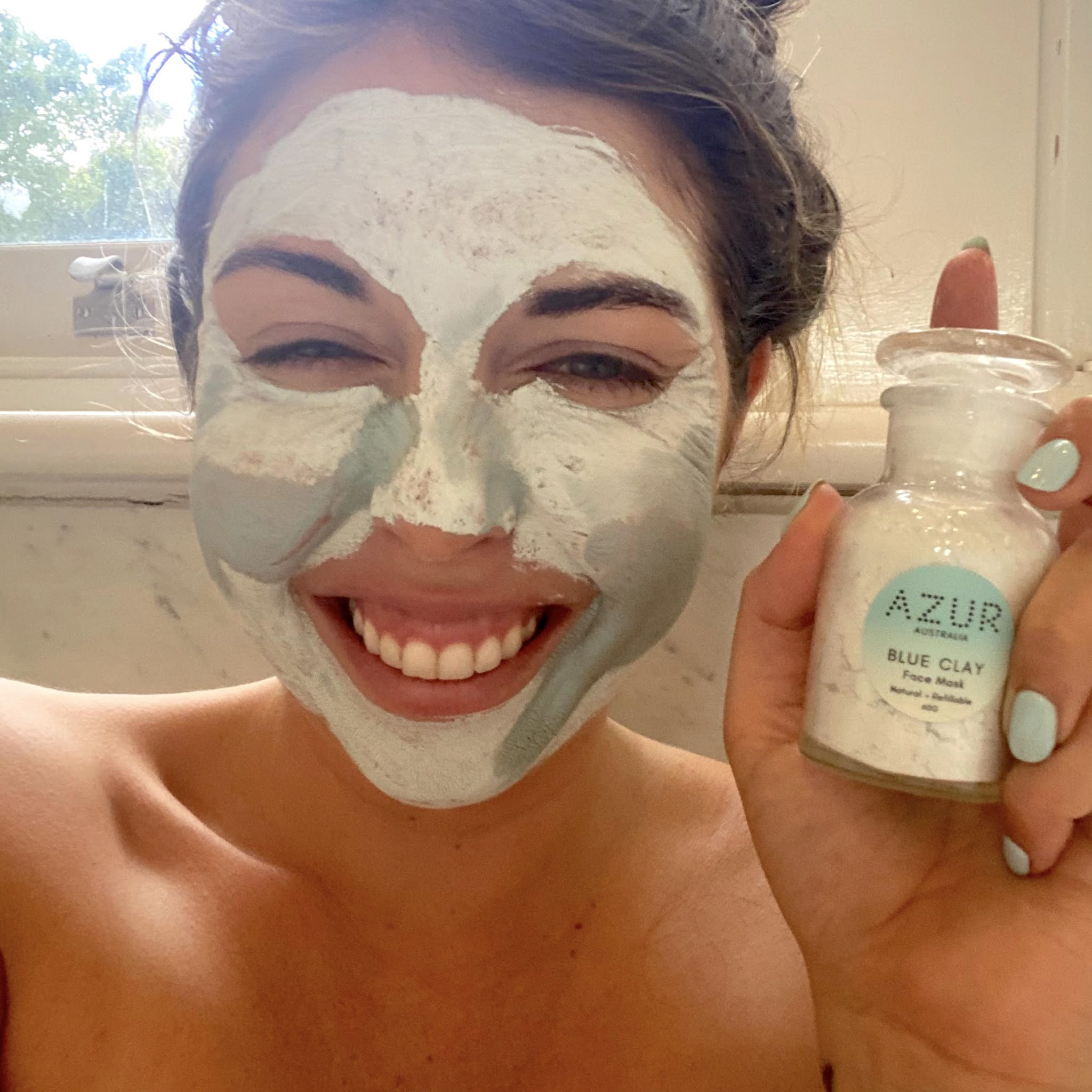 Blue Clay Face Mask - Australian Natural Refillable Skincare